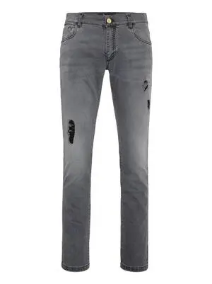 BILLIONAIRE Slim-Fit Jeans Grey