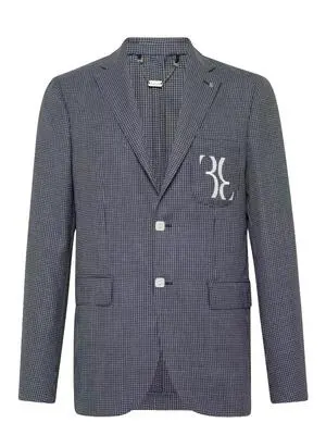 BILLIONAIRE Double B Monogram Blazer - Blue
