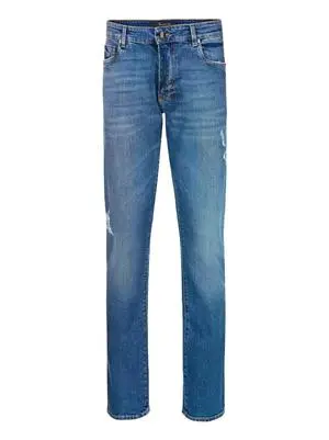 BILLIONAIRE Lion Straight Trousers - Blue