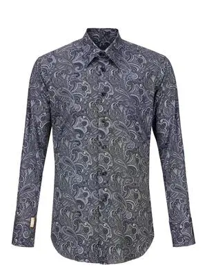 BILLIONAIRE Paisley-print Shirt - Black