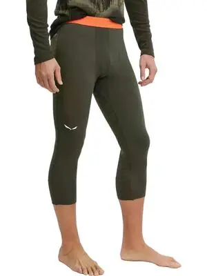 SALEWA Logo-print Leggings - Green