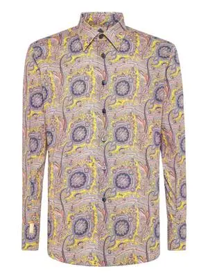 BILLIONAIRE Paisley-print Shirt - Yellow