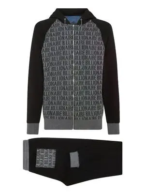 BILLIONAIRE Logo-detail Tracksuit - Black