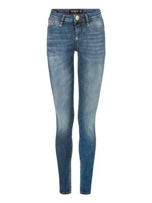 Philipp Plein Logo-detail Jeans - Blue