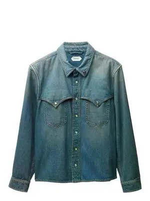 Versace Flap-pocket Shirt - Blue