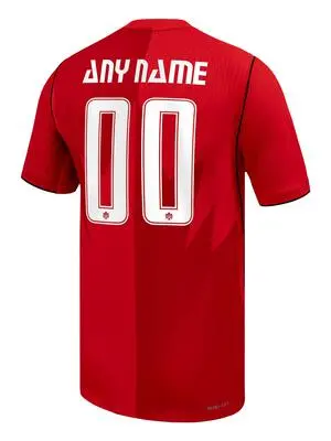 Nike Canada Match Home Dri-fit Authentic Custom Jersey - Red
