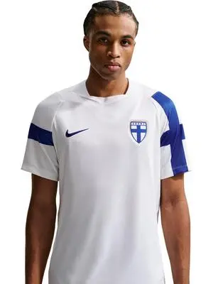 Nike Finland 2026 Stadium Home Soccer Replica Jersey - White