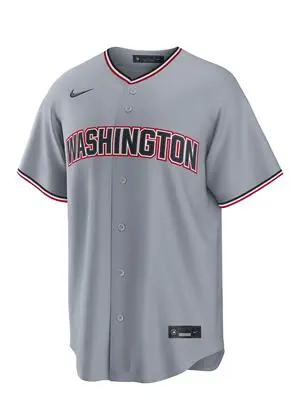 Nike James Wood Washington Nationals MLB Replica Jersey Grey