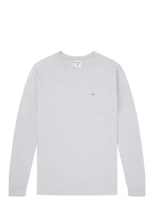 NOAH Core Logo-printed Cotton-jersey T-shirt - Gray