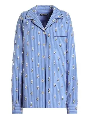 Dolce & Gabbana Cotton Shirt With Embroidery - Multicolor