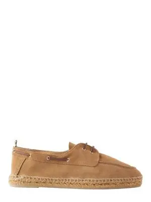 CastaÑer Nemo Suede Boat Shoes Neutrals