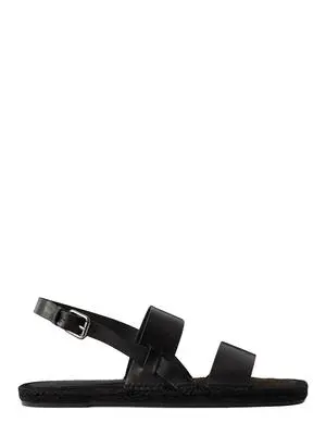 CastaÑer Leather Sandals - Black