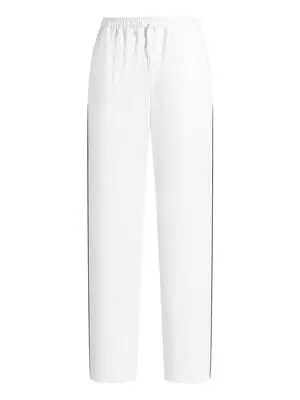 Dolce & Gabbana Structured Fabric Trousers - White