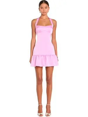 Amanda Uprichard Haley Mini Dress - Azalea