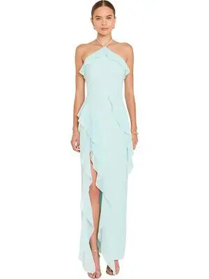 Amanda Uprichard Alessandra Maxi Gown - Celadon