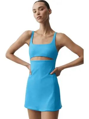 Alo Yoga Slice Tennis Dress - Azure Blue