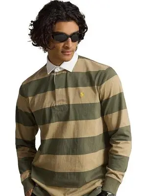 Ralph Lauren The Iconic Rugby Shirt - Olive/tan