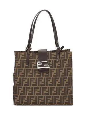 Fendi Zucca Tote Bag - Brown