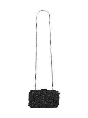 OLGA BERG Beth Encrusted Clutch - Black