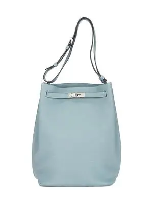 FWRD RENEW Hermes Togo So Kelly 26 Shoulder Bag - Ciel Blue