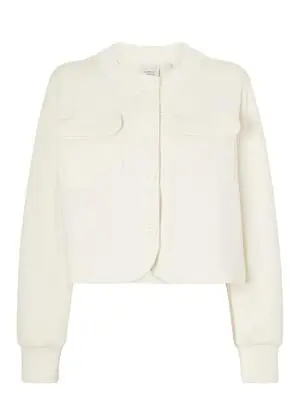 Varley Cropped Cardigan - Neutrals
