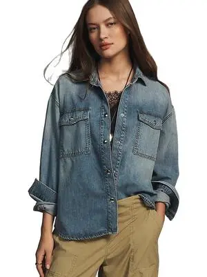 ANINE BING Paxton Denim Buttondown Shirt