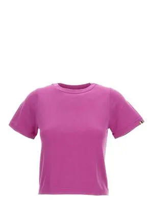 Extreme Cashmere T-shirt No. 267 Tina - Viola