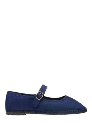 FLABELUS Buckle-strap Ballerina Flats - Blue
