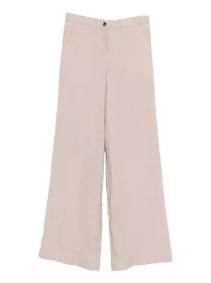 NINE:INTHE:MORNING Karen Palazzo Pants - Neutrals