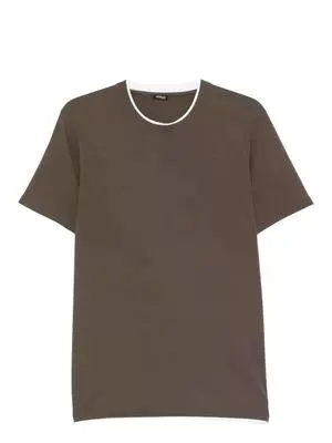 Kiton Crew-neck T-shirt - Brown