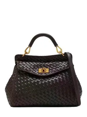 JW PEI Lucia Woven Top-Handle Tote Bag