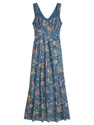 Ralph Lauren Floral-print Midi Dress - Blue