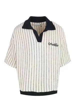 ONLY THE BLIND Riviera Striped Top - Neutrals
