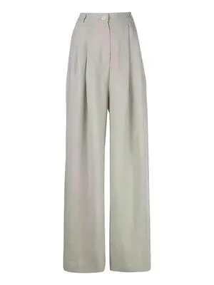 NATASHA ZINKO High-Waisted Wide Leg Trousers