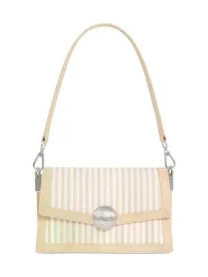 Lacoste Appliqué Shoulder Bag - Neutrals