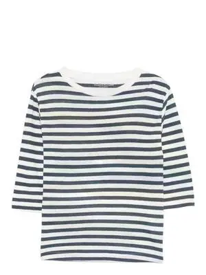 MAJESTIC FILATURES Striped T-Shirt