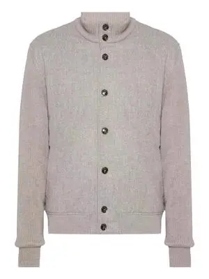 TOMBOLINI Button-down Jacket - Grey