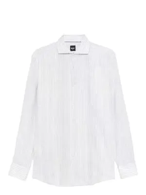 BOSS H-hank Striped Shirt - Neutrals
