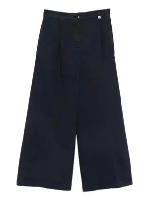 MY MYTHS Pleated Wide-leg Trousers - Blue