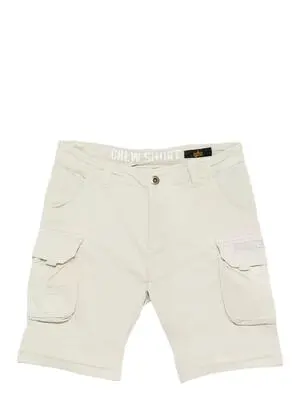 Alpha Industries Belt-loop Pocket Shorts - Grey
