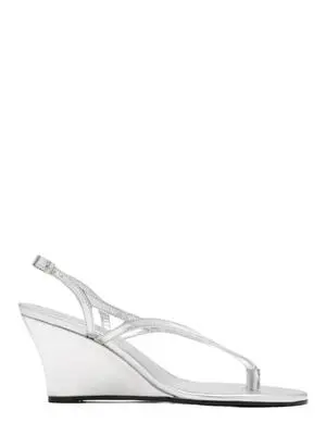 Gimaguas 75mm Wedge Sandals - Silver