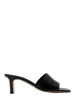 AeydĒ 60mm Jeanie Mules - Black