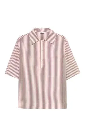 HEVO Striped Pocket Polo Shirt - Neutrals