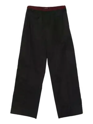 Plan C Elasticated Trousers - Black