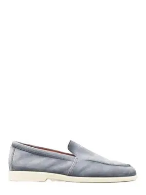Santoni Malibu Slip-On Loafers Blue