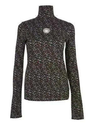 Rabanne Long-sleeved Top - Black