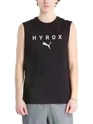 PUMA X Hyrox Logo-print Tank Top - Black