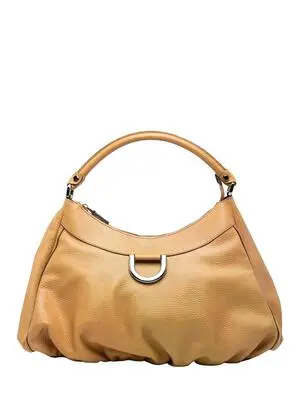 GUCCI Leather Abbey D-Ring Shoulder Bag