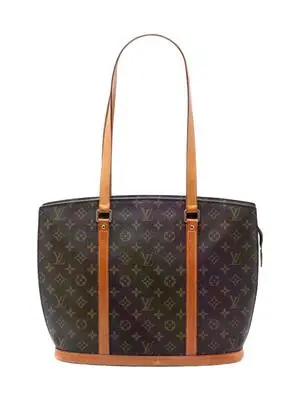 LOUIS VUITTON 2002 Monogram Babylone Tote Bag - Brown