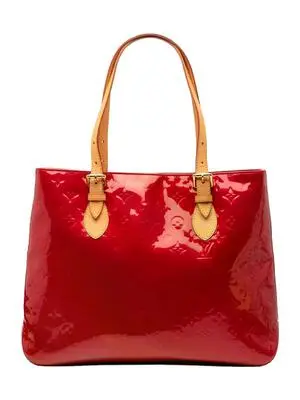 LOUIS VUITTON 2007 Monogram Vernis Brentwood Tote Bag - Red